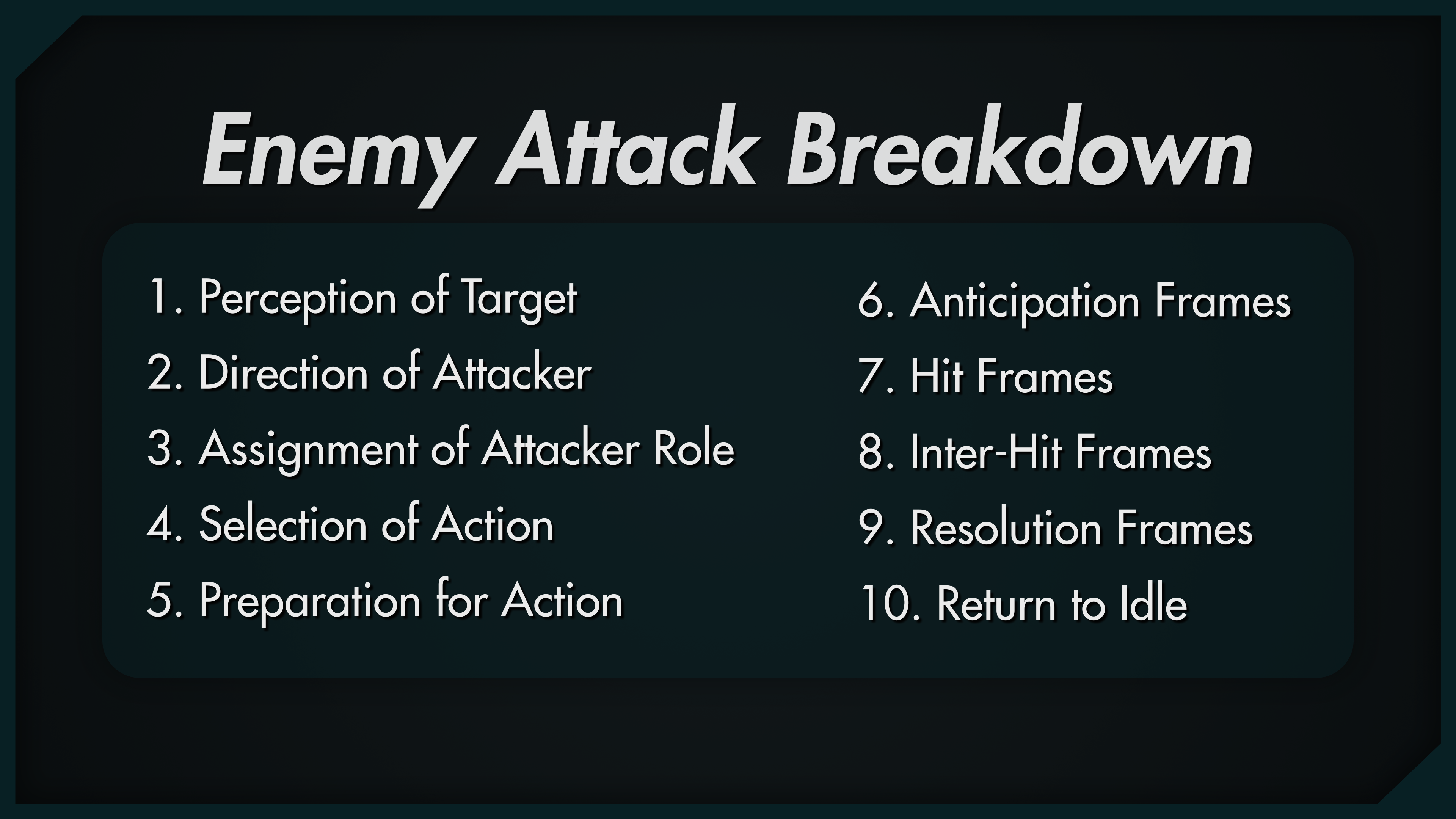 How does enemy MELEE and RANGED combat work?