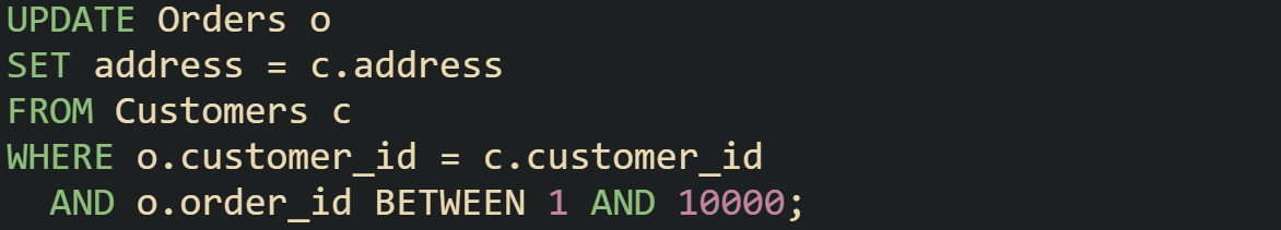 How To Update One Table Using Data From Another In Sql