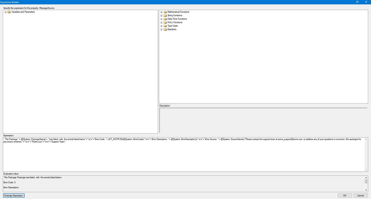 Using a Send Mail Task to Send out Notifications in SSIS