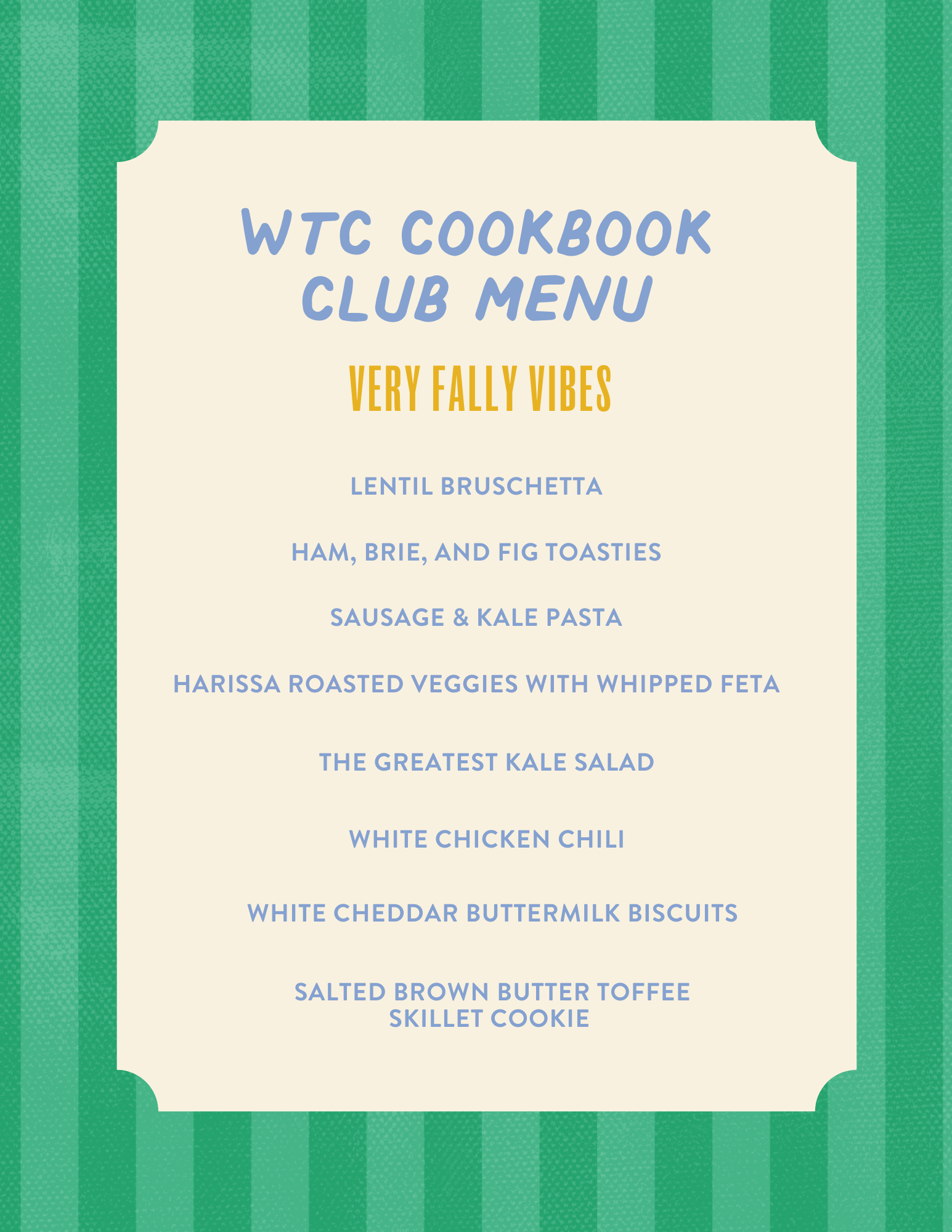 how to host a cookbook club