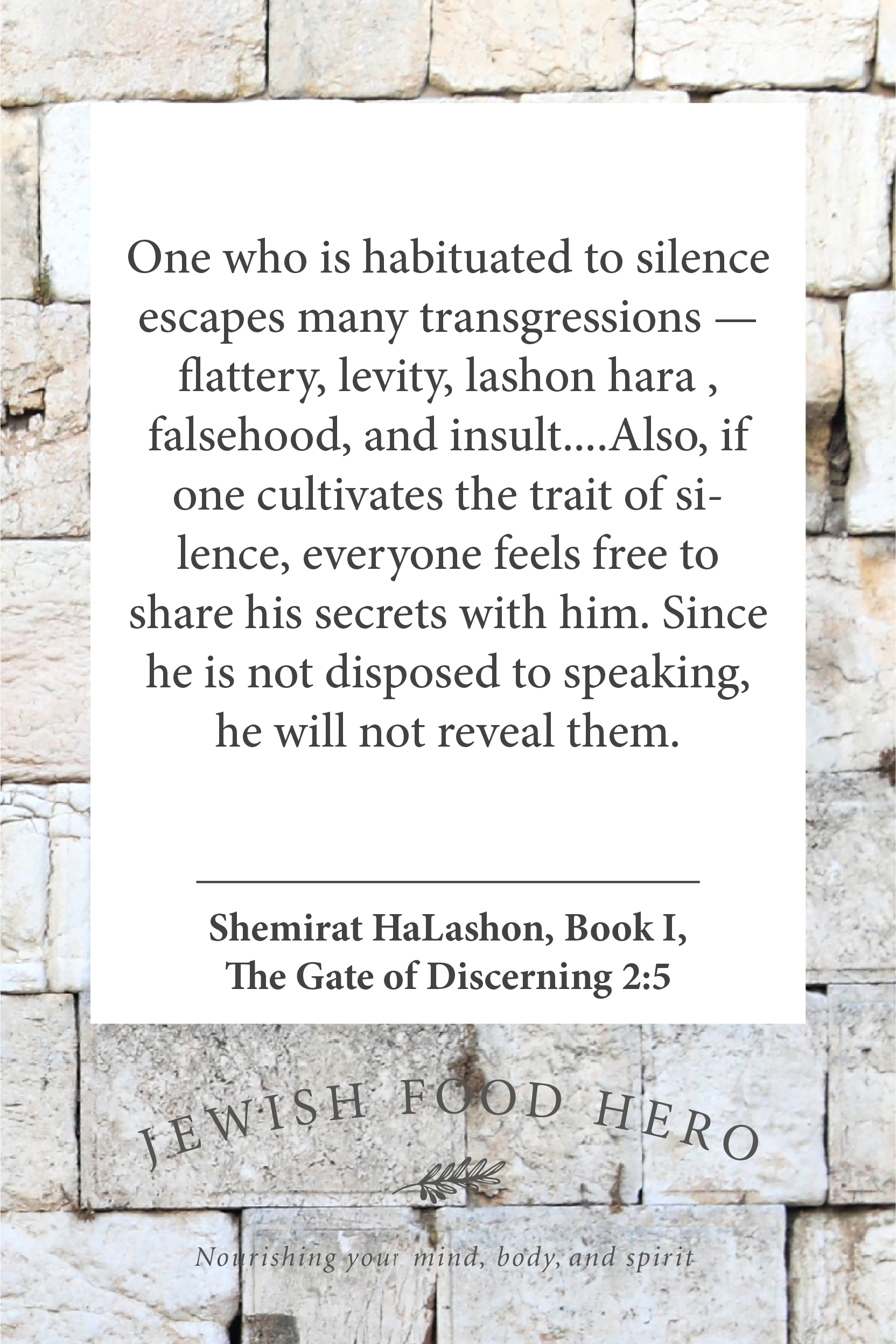 Sacred Hush: Exploring Silence in Jewish Wisdom
