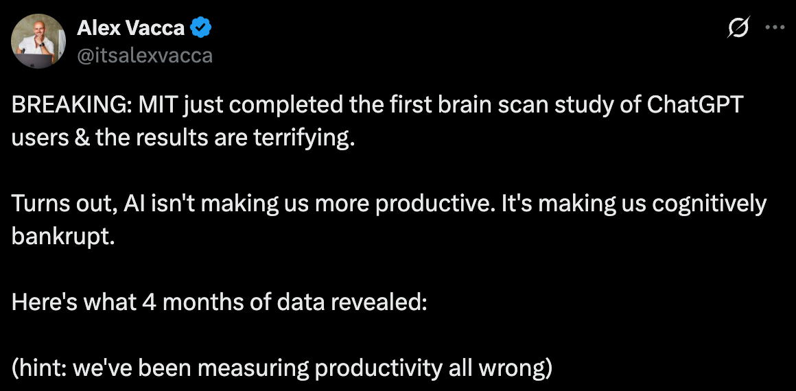 The Cognitive Debt of Digging Through Preprints - by Ben