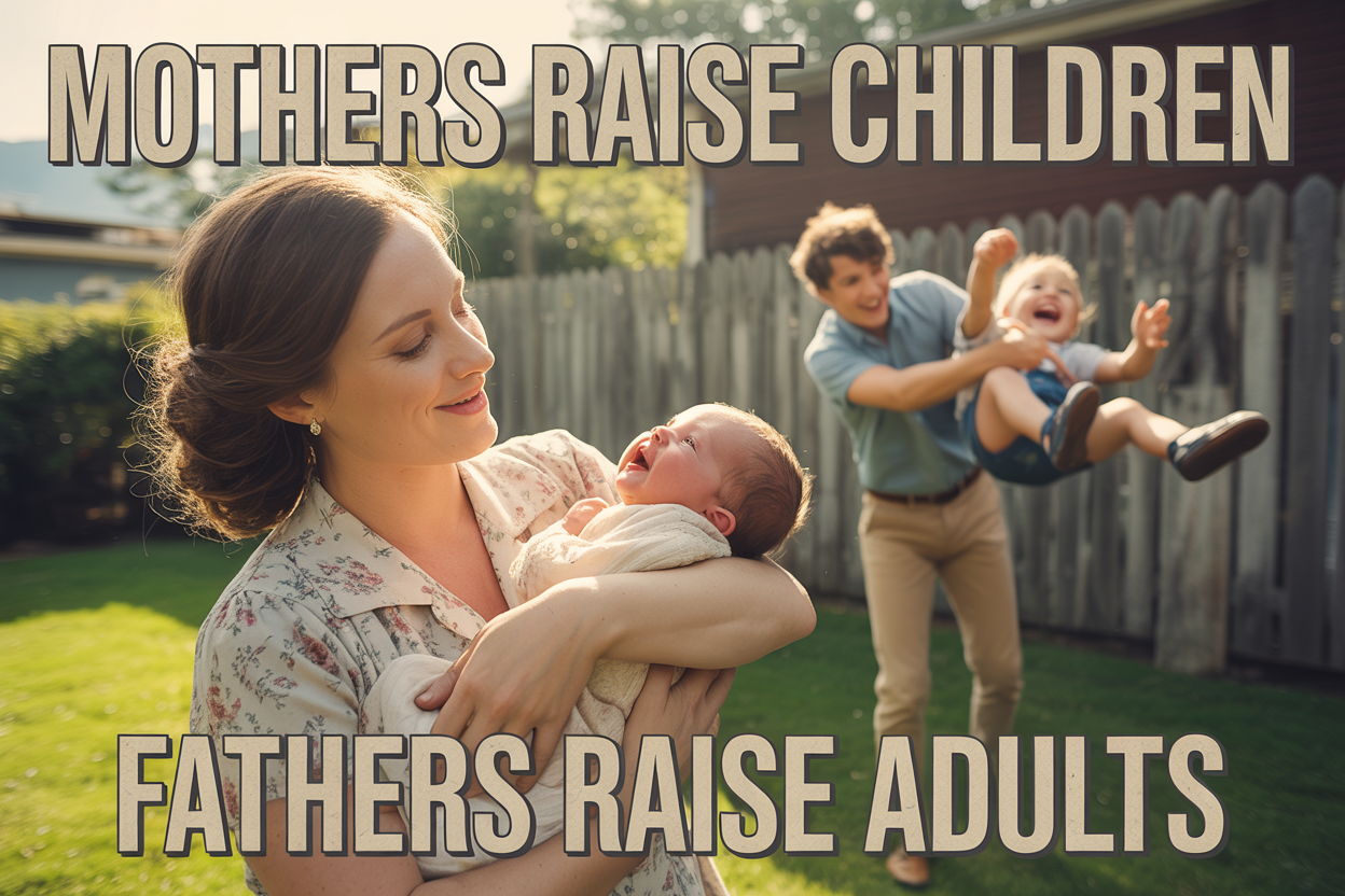 Mothers Raise Children, Fathers Raise Adults: How Fathers Build Resilient Humans