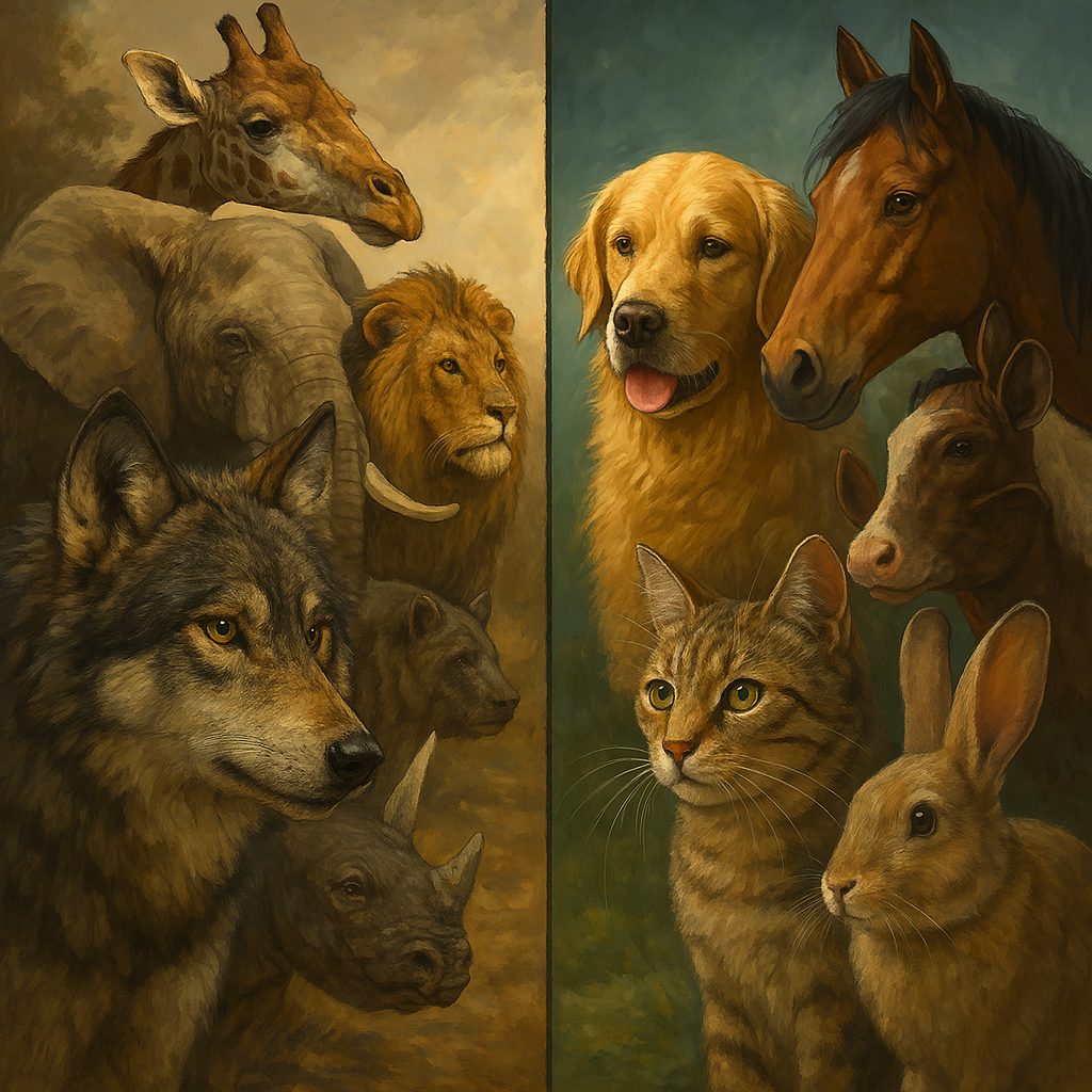 🦁 Animaux Sauvages vs Animaux Domestiques : Quelle est la différence