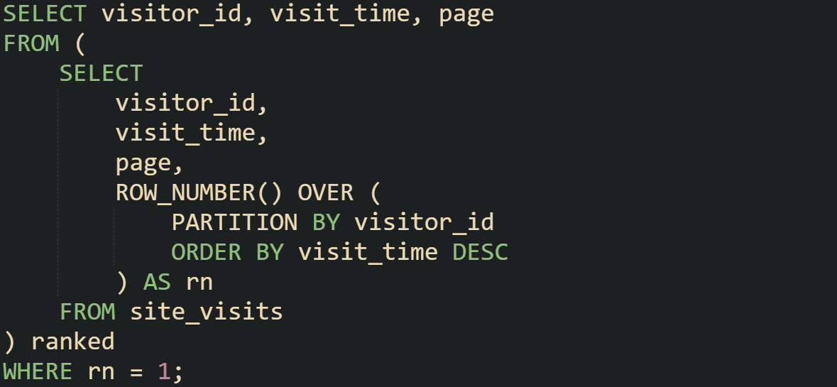 How to Select the Latest Record Per Group in SQL