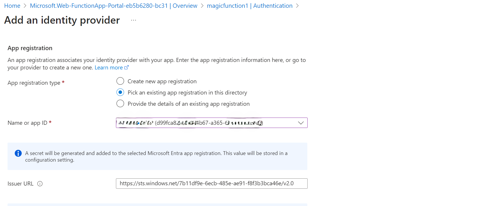 Tutorial: Secure Azure Functions with Azure App Registration