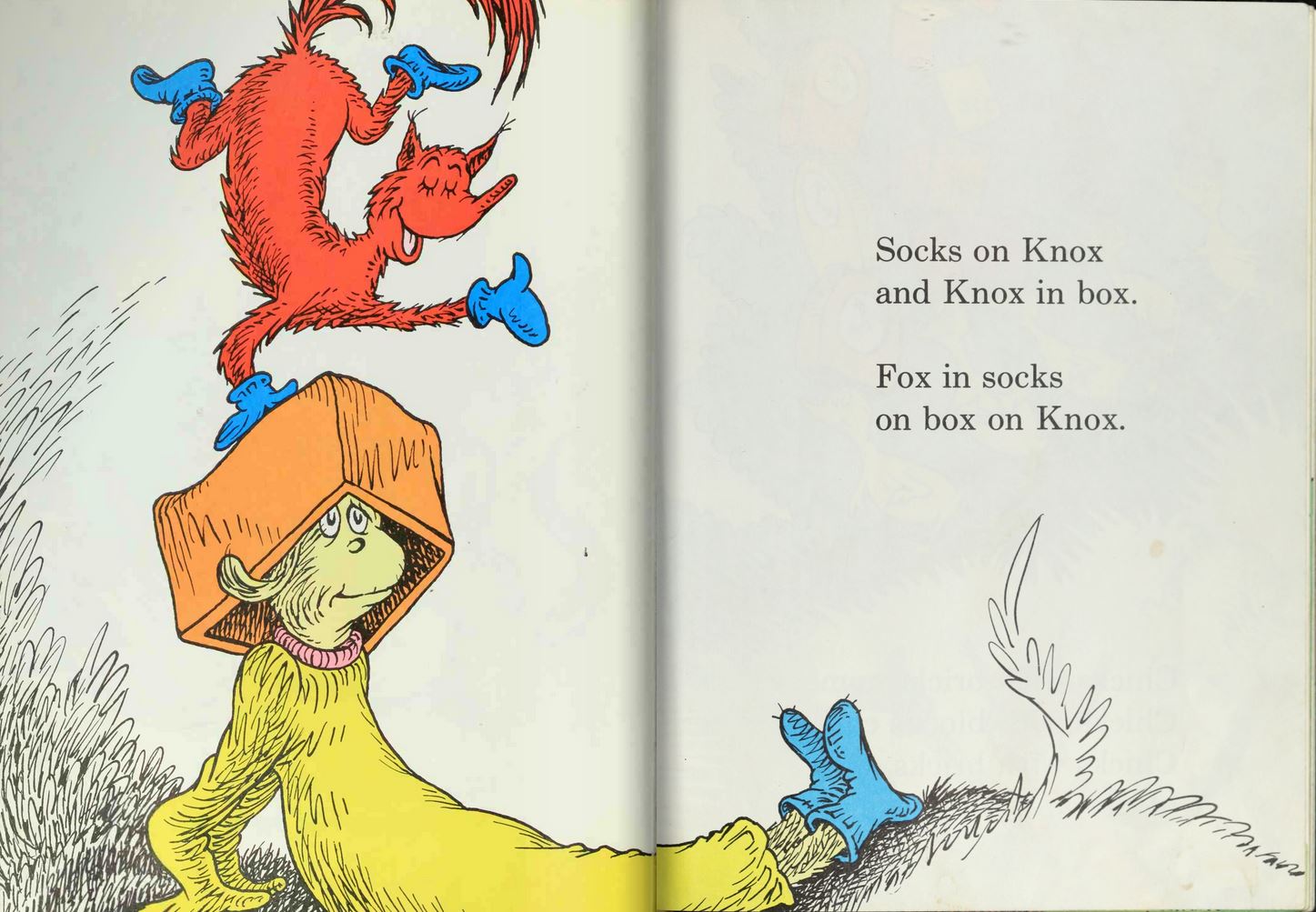 Dr. Seuss - Fox In Socks - Analysis - Sapioplex’s Substack