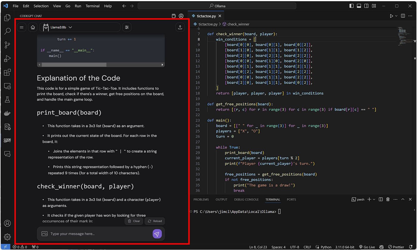 Run Llama 3 In Visual Studio Code For FREE : A Step-By-Step Guide