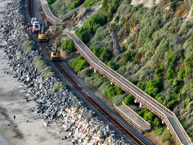Coastal Erosion Forces Six-Week Train Suspension