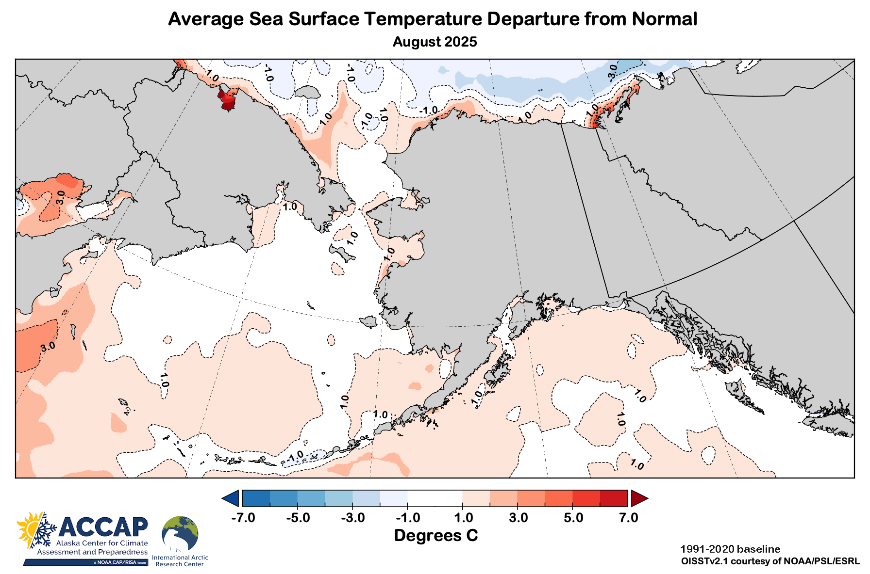 Alaska August 2025 Climate Summary - by Rick Thoman