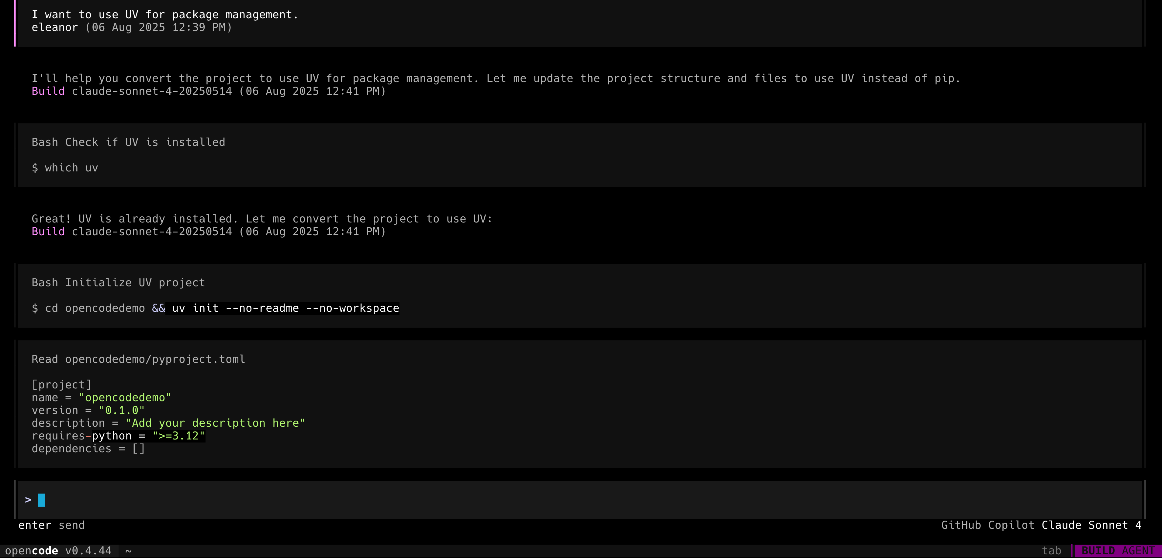 opencode Tool Review - by Eleanor Berger