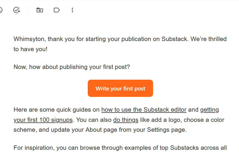 📚 Substack 實用指南：創建一本具個人風格的刊物（一） - Whimsyton 奇想小鎮：一本創意期刊