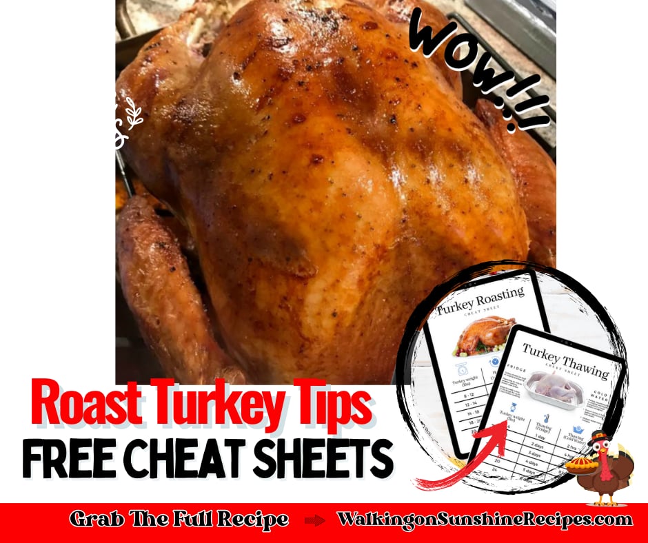 Tips for Thawing a Turkey + Free Printable Cheat Sheets
