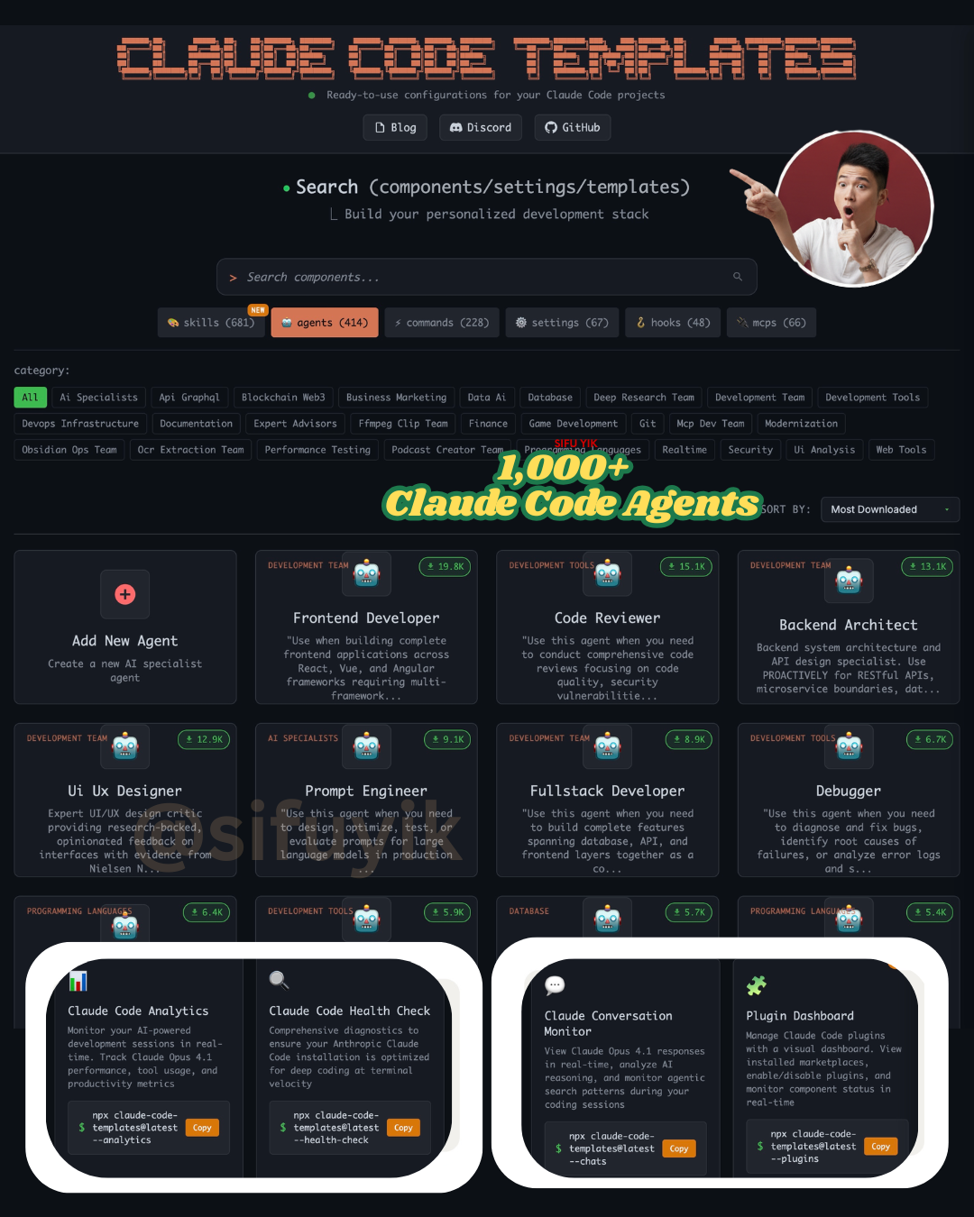 Claude Code Agents Library: #1 FREE Developer Toolkit (1,000+ Pre-Made ...