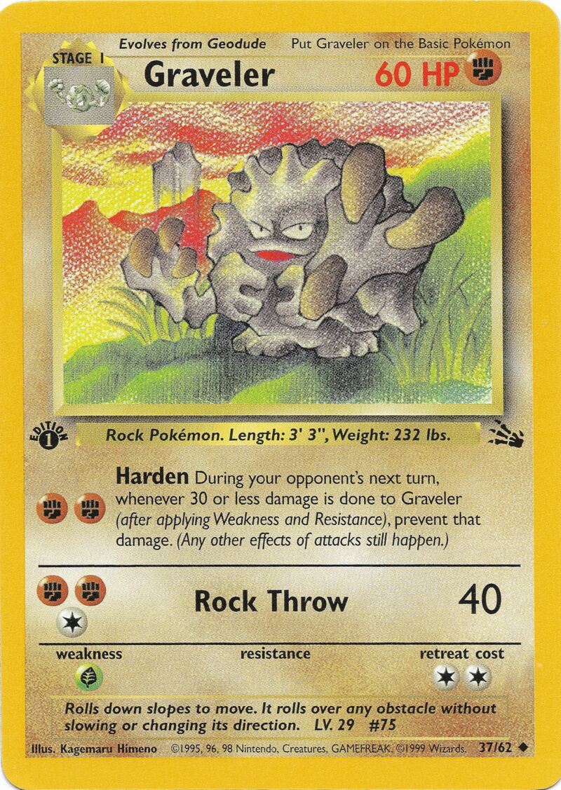 #074-76: Geodude, Graveler and Golem - by Robert Walrod