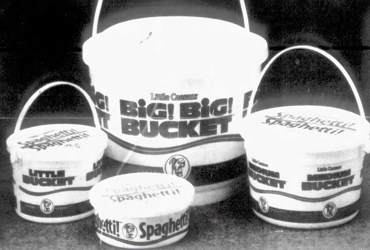 Little Caesars Big! Big! Spaghetti Bucket - The Retroist