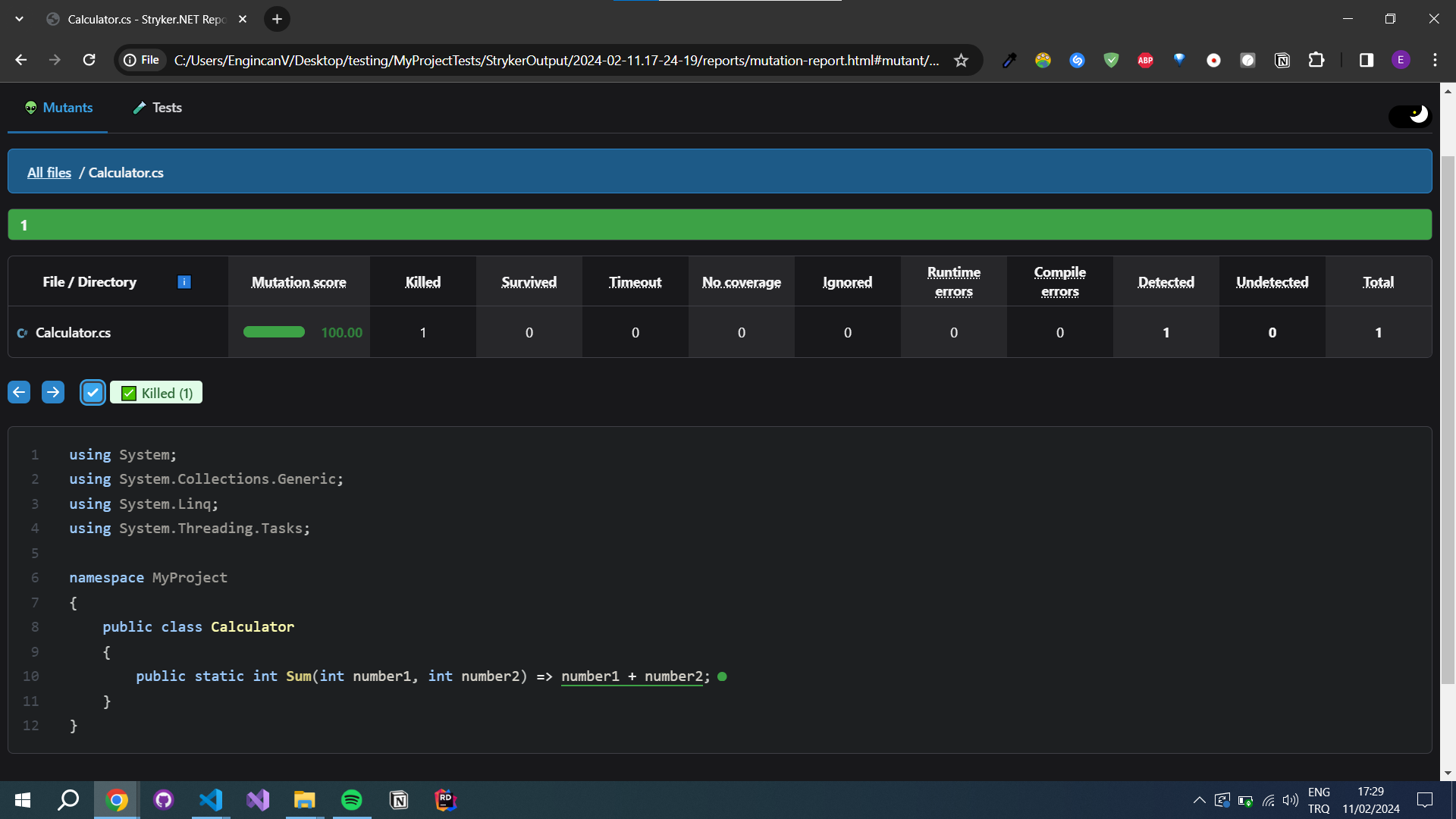 Mutation Testing in C# with Stryker - Engincan Veske