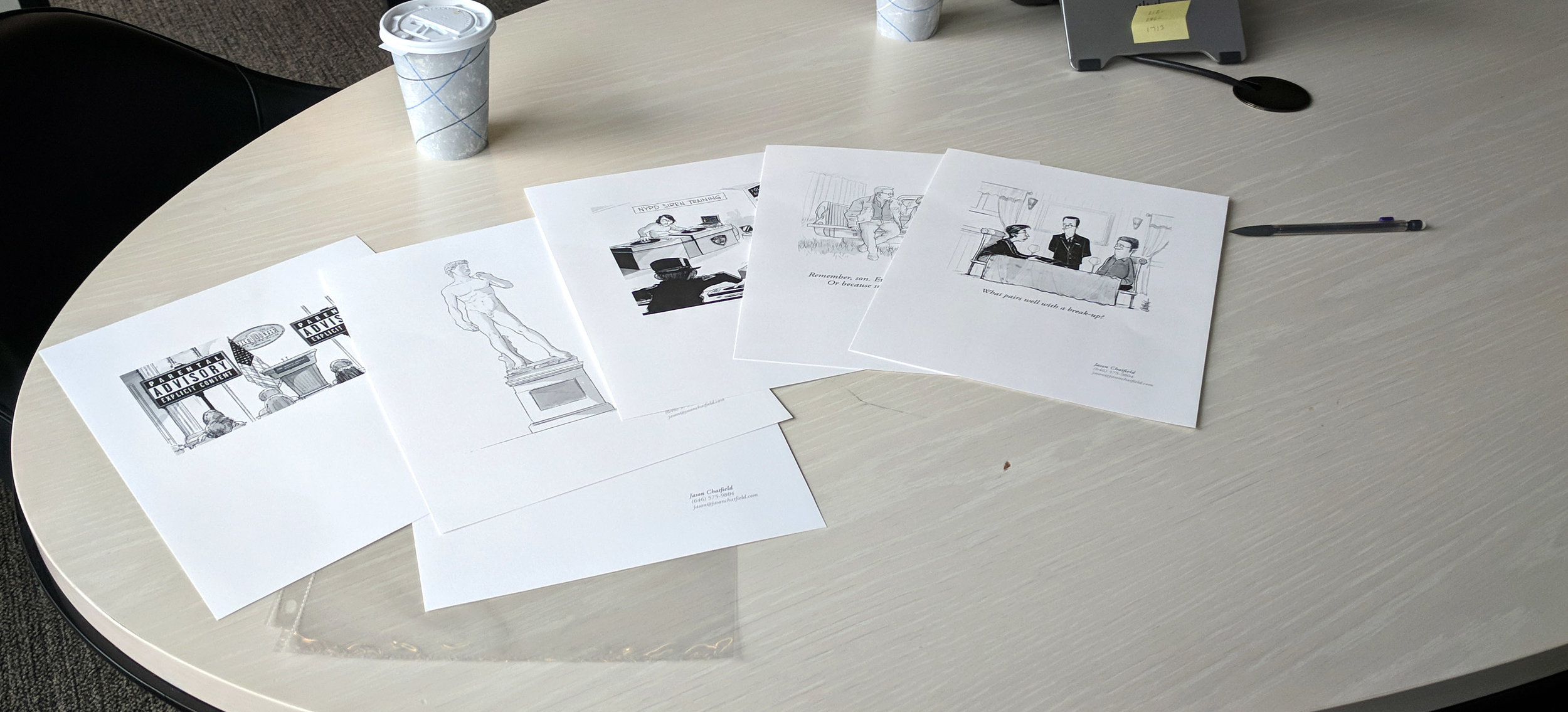 My Process for Submitting Cartoons to the New Yorker