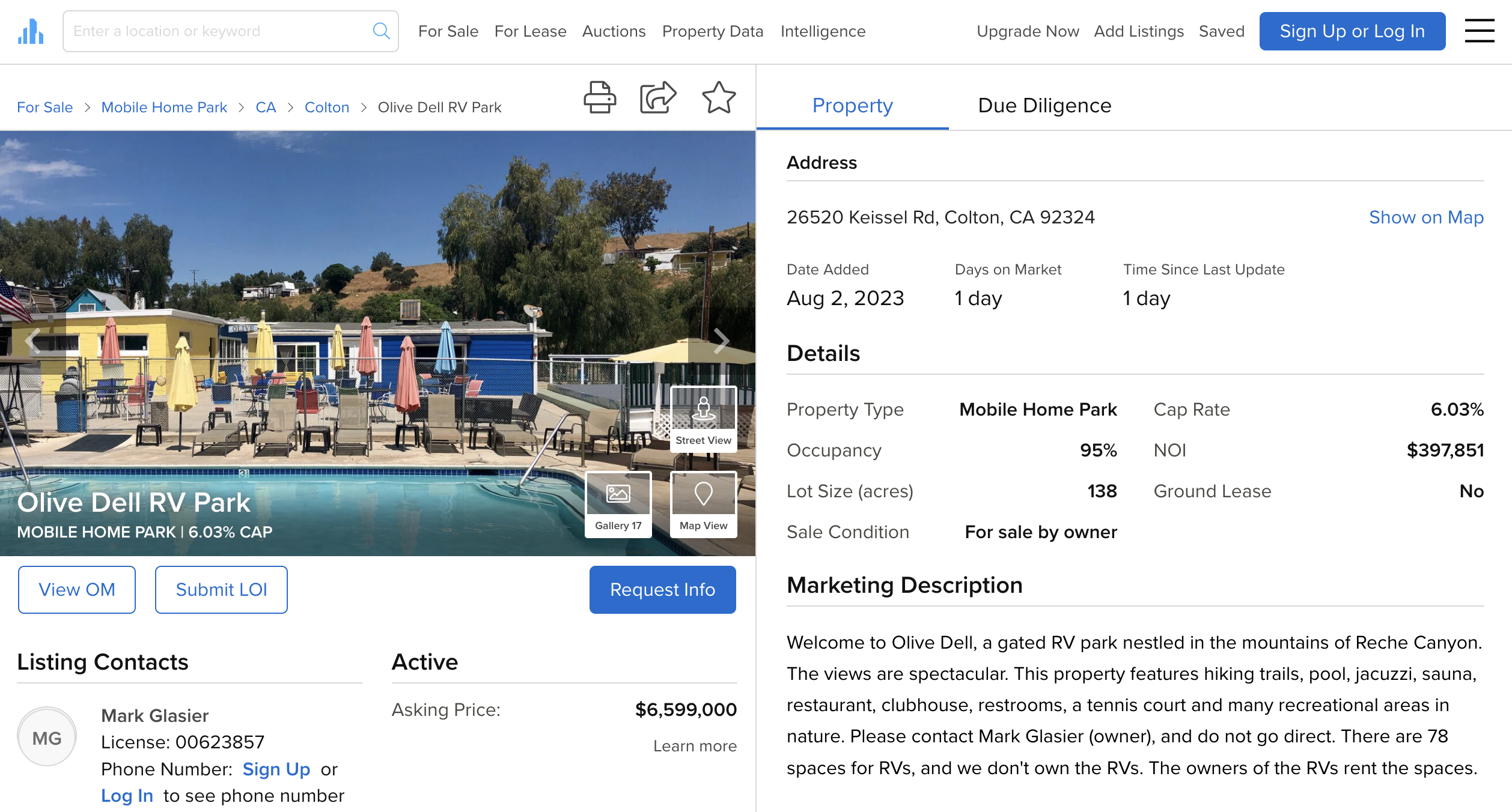 Olive Dell Ranch listed for sale - by Evan Nicks