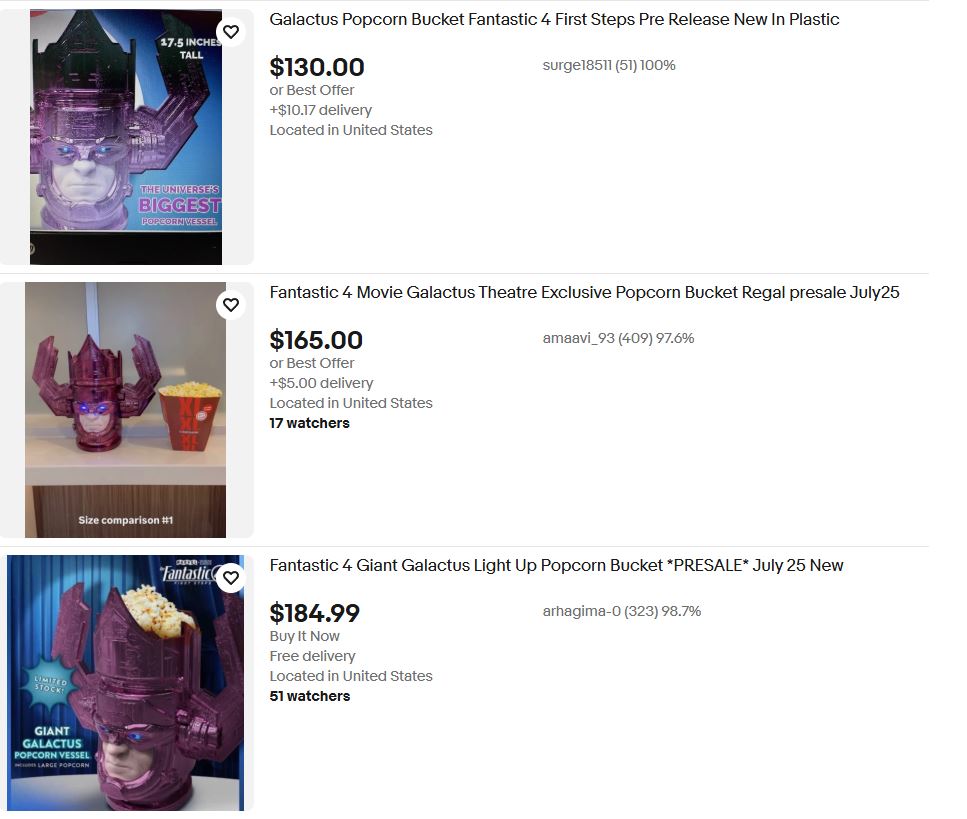 The Galactus Fantastic Four Popcorn Bucket Costs How Much?!