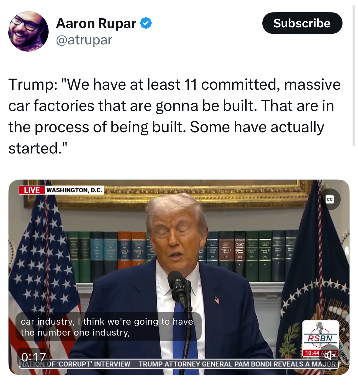 Joe Walsh on Substack: "He’s lying. Trump lies as he breathes. We’ve NEVER had a public figure ...