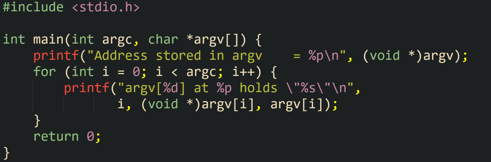 Command Line Arguments and main in C