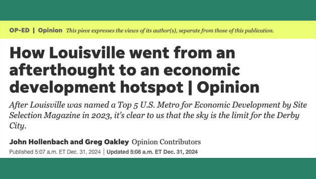 The population of Louisville Metro is arguable
