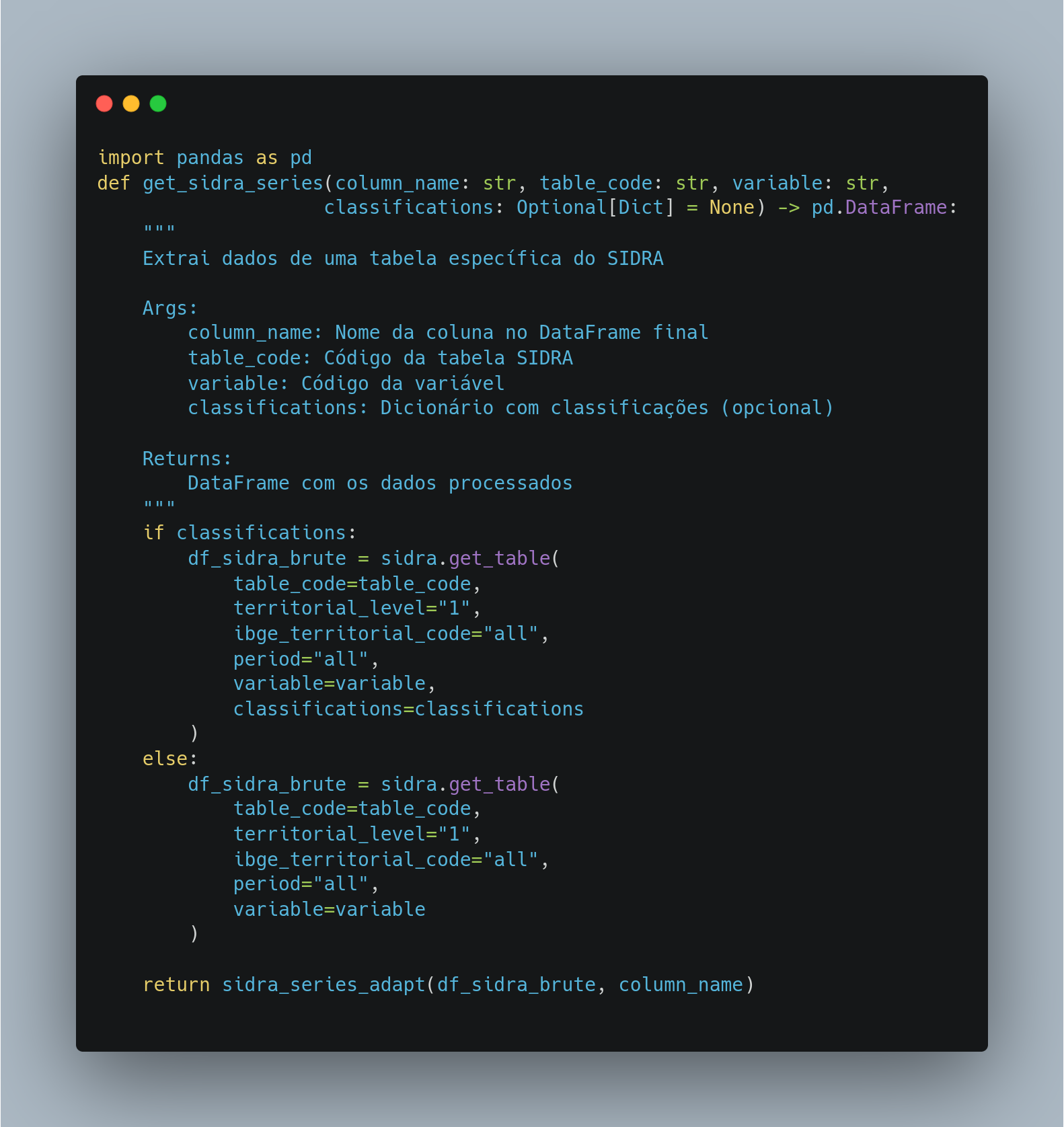 Como baixar dados do IBGE pelo SIDRA: um guia simples com python