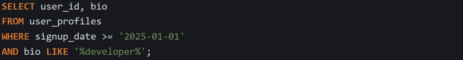 Build a Search Feature with SQL LIKE and Wildcards