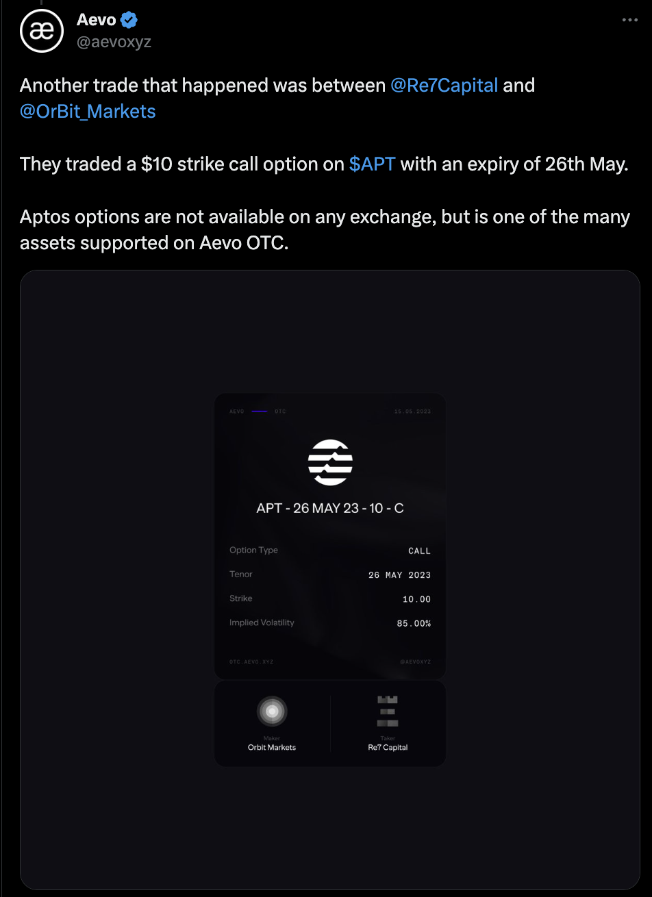 Aevo exchange is now Live on Mainnet and Open to the Public! 🚀