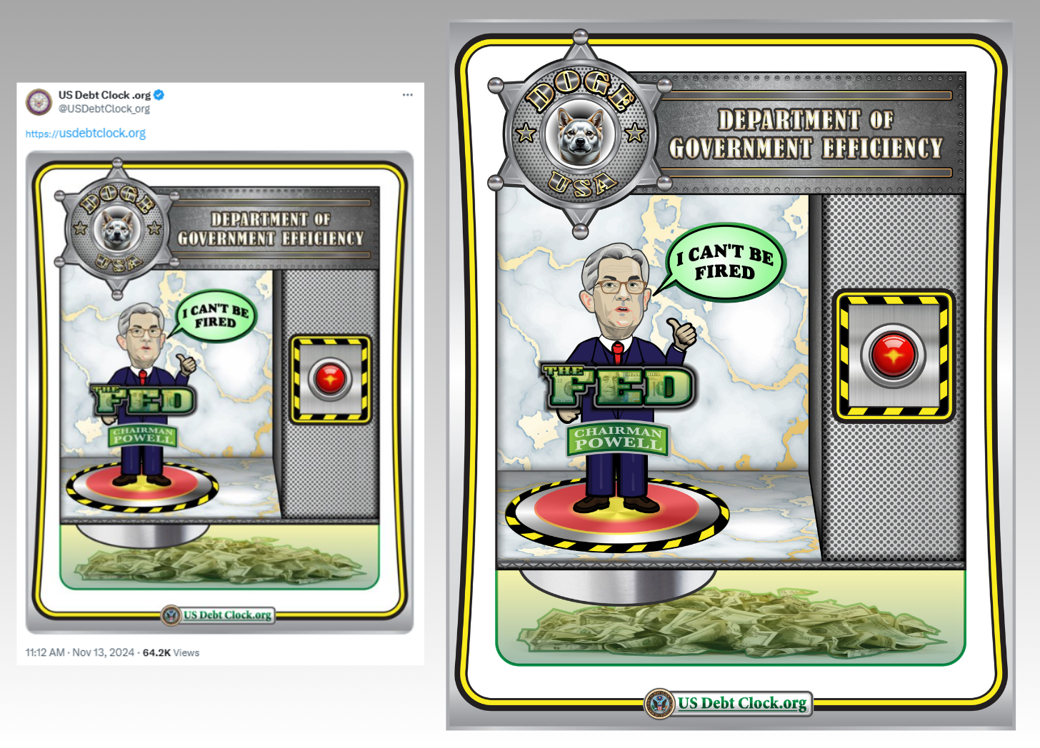 The US Debt Clock's Take On DOGE - by TFP