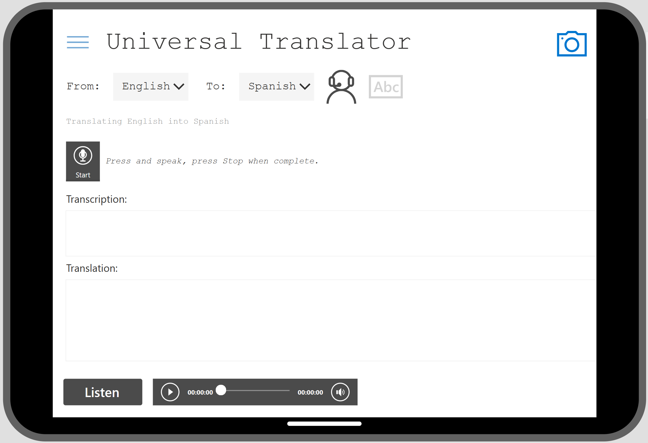 Universal Translator: Build a Speech Translator App in Azure