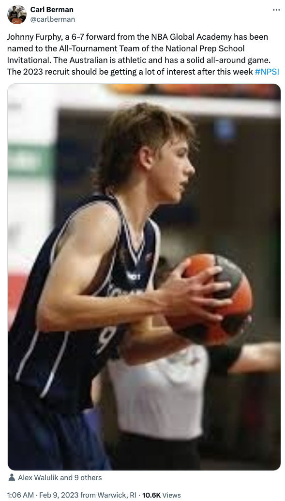 The meteoric rise of Johnny Furphy - by Michael Houben