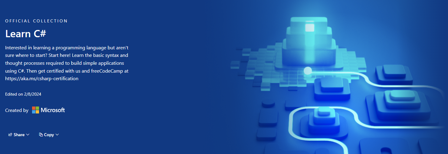 Recommended learning resources for C# and .NET in 2025.