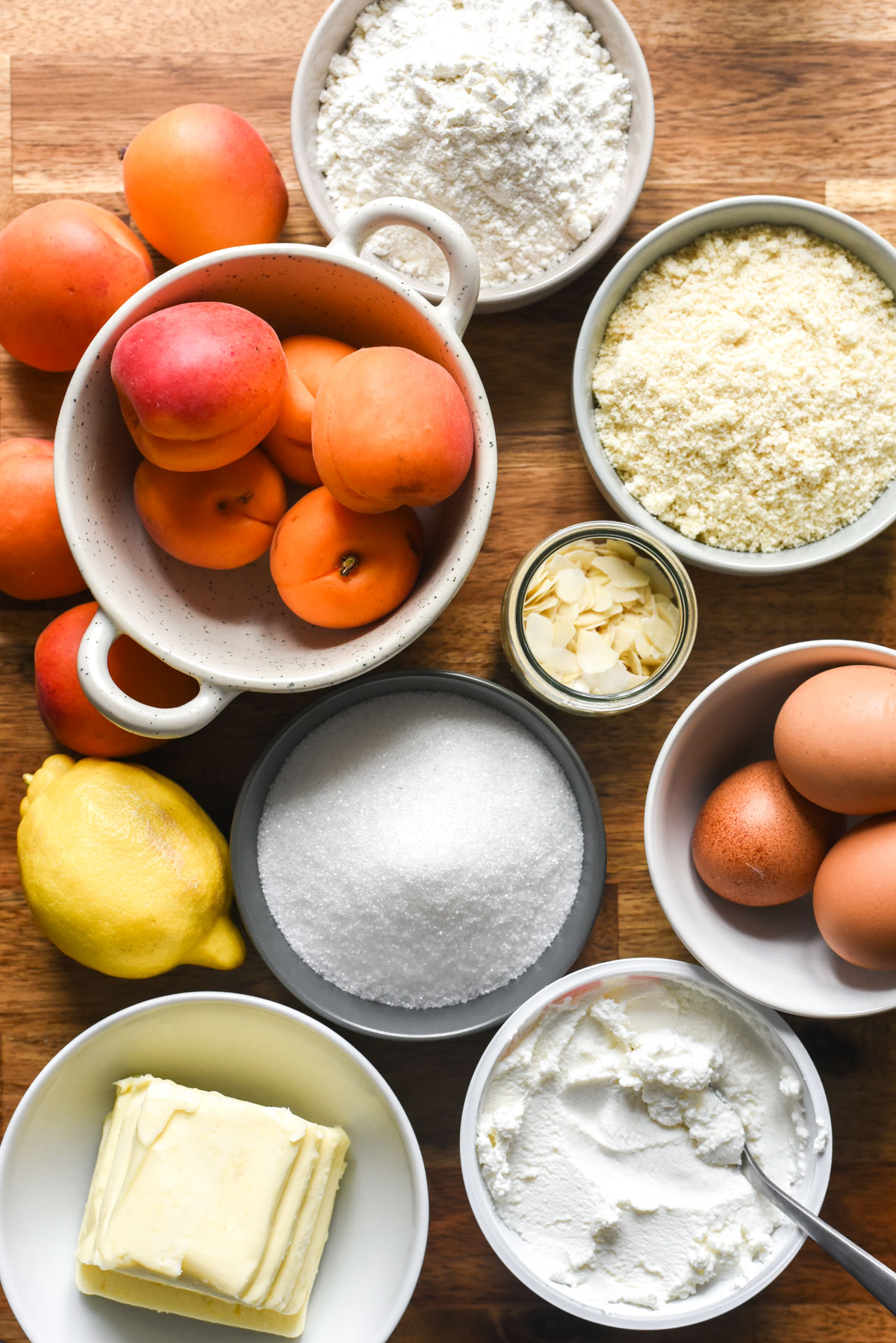 Ricotta Apricot Almond Cake - by Audrey Le Goff