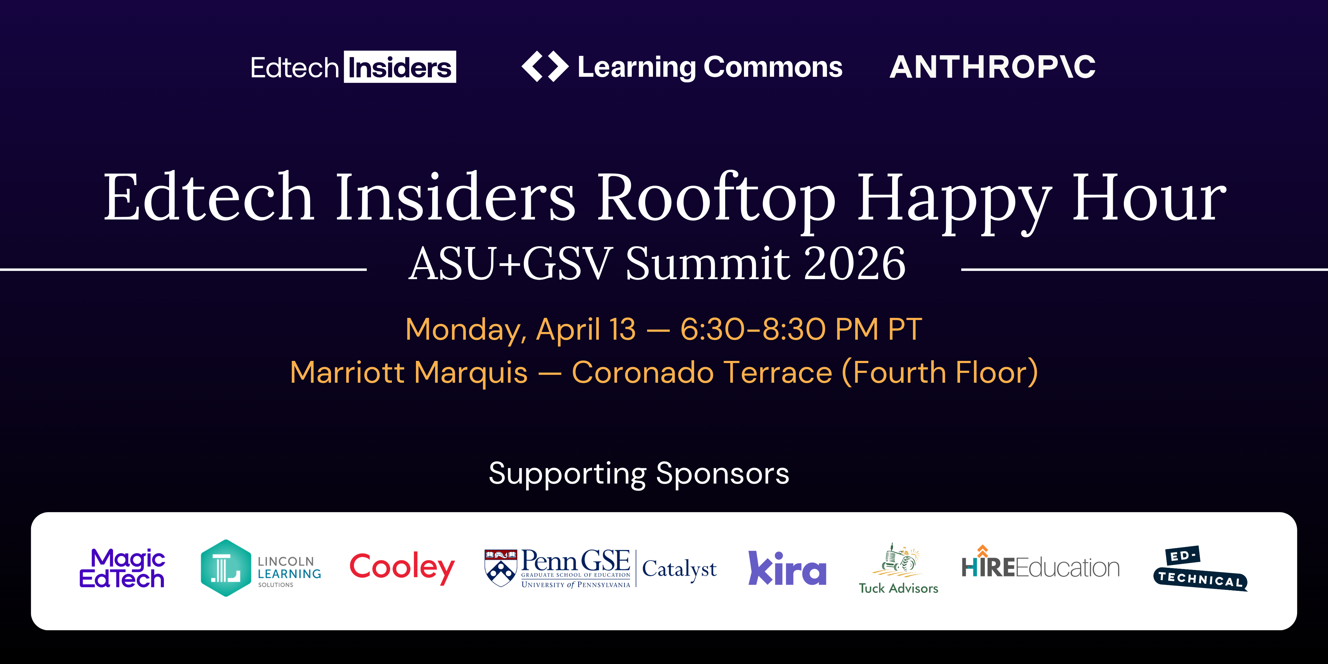The Edtech Insiders Guide to ASU+GSV 2026