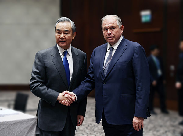 Wang Yi meets Allison, Merz, Kallas, Baerbock, Werthein, Rutte, Scholz ...