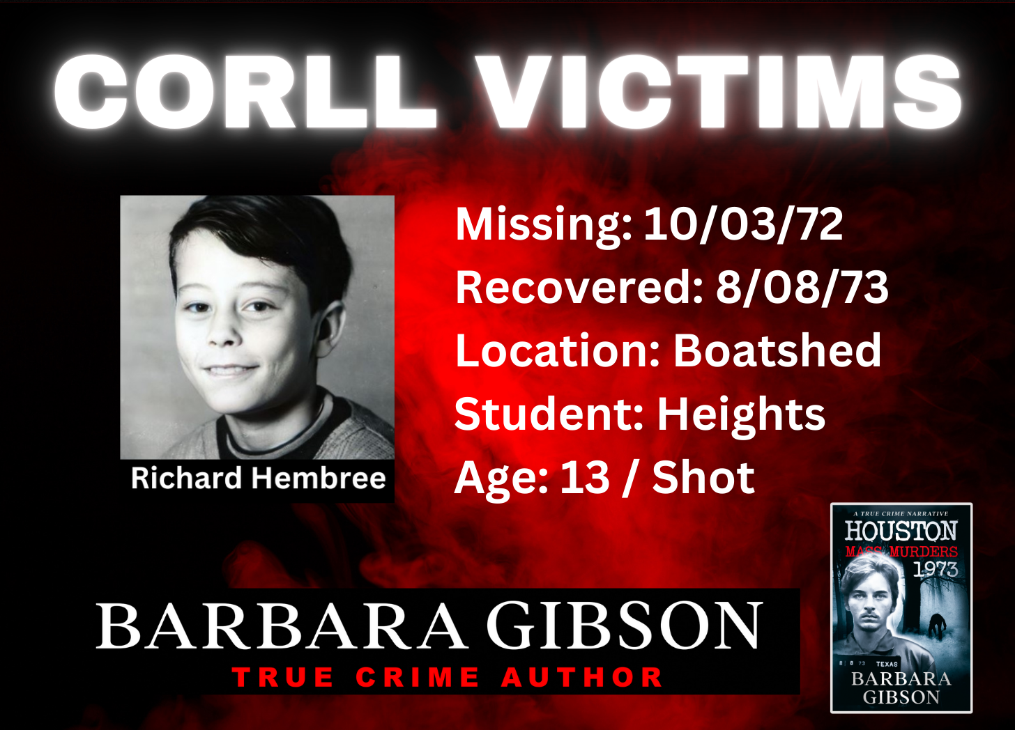 Houston Mass Murders Victims List – Barbara Gibson Memorial