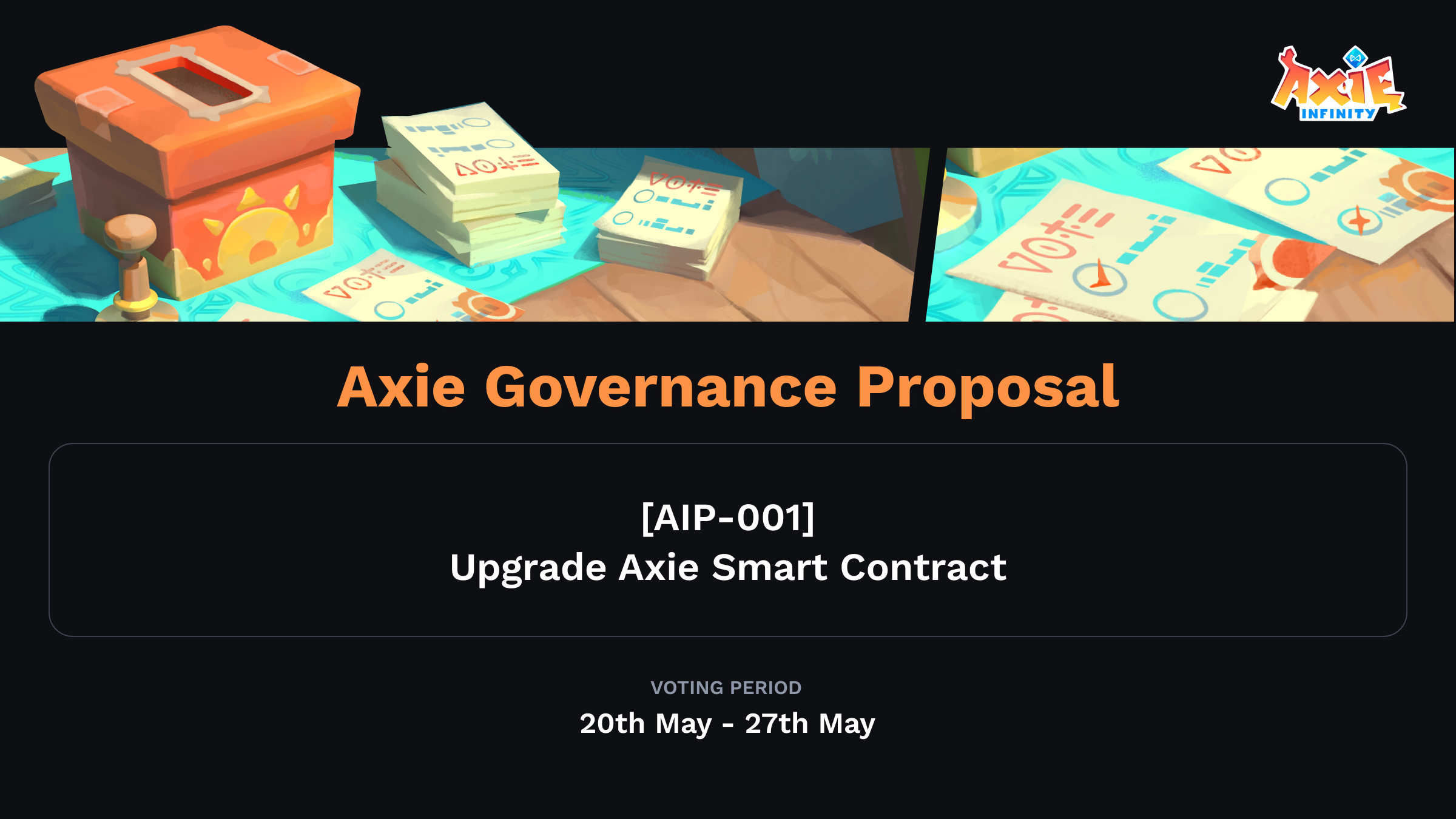 Introducing the Axie Governance Portal! - by Axie Infinity