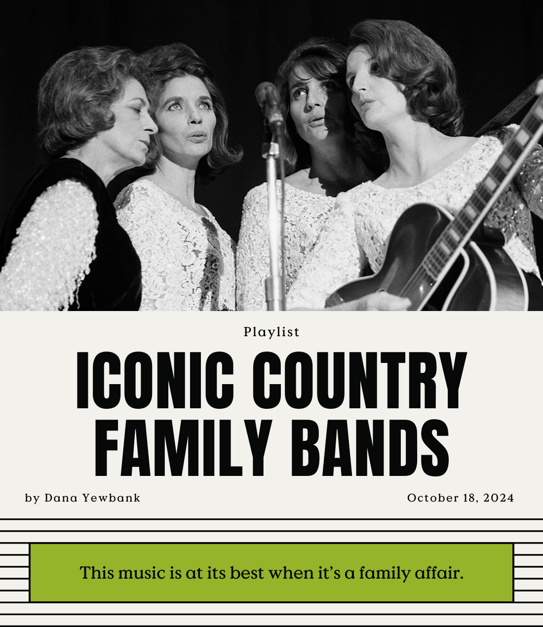 Iconic Country Family Bands