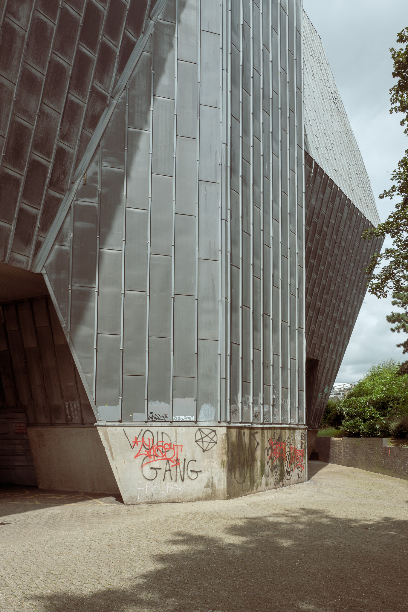 The Elephant shaped brutalist building in Coventry.
