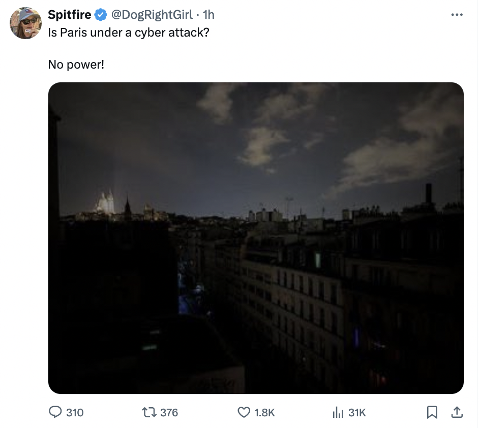 OLYMPICS 2024 POWER OUTAGE IN PARIS! OF COURSE God Will Be Avenged!