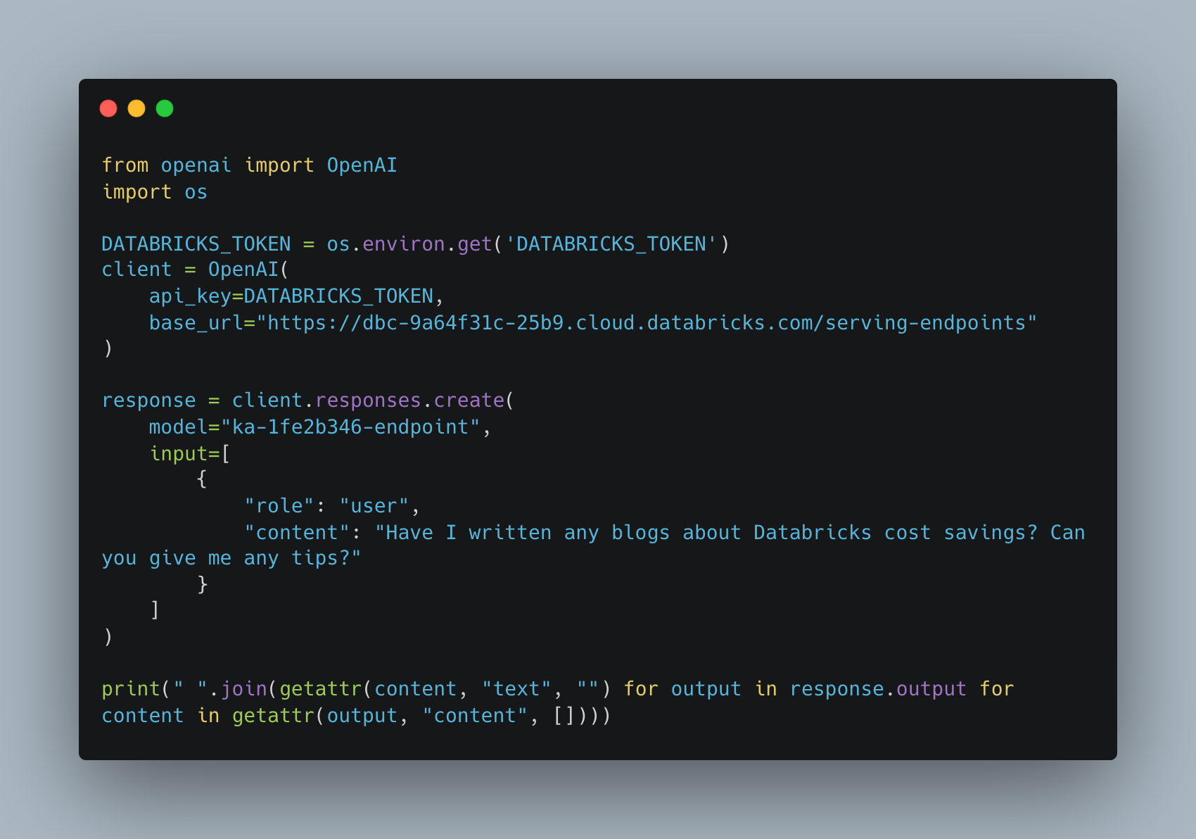 Agent Bricks: Databricks Knowledge Assistant.