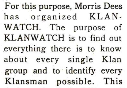 The SPLC indictment, the Klan history behind it, and the ignominy of ...