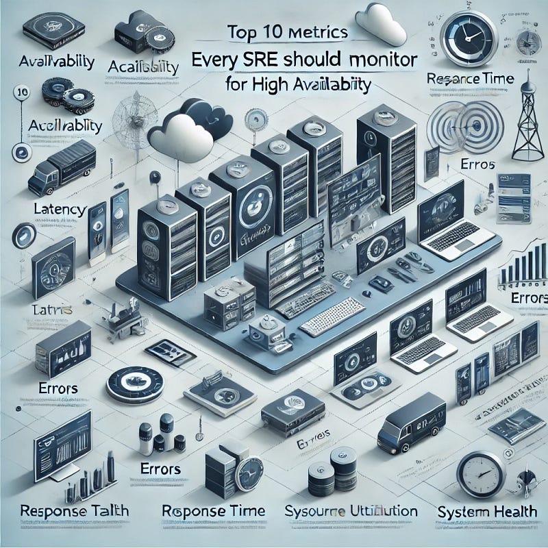 Top 10 Metrics Every SRE Should Monitor for High Availability