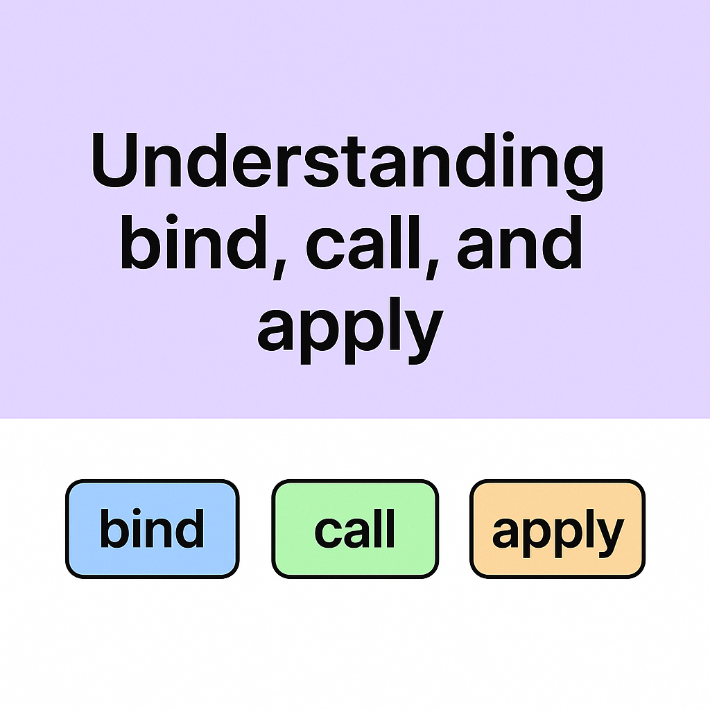 Understanding the Differences Between call, bind, and apply in JavaScript