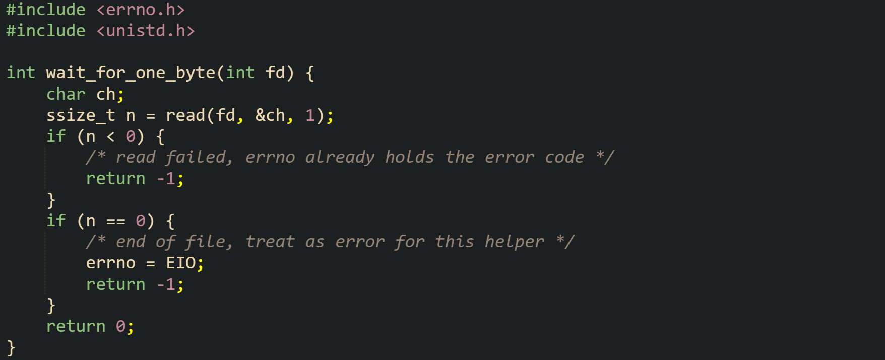 Error Handling With errno and Return Codes in C