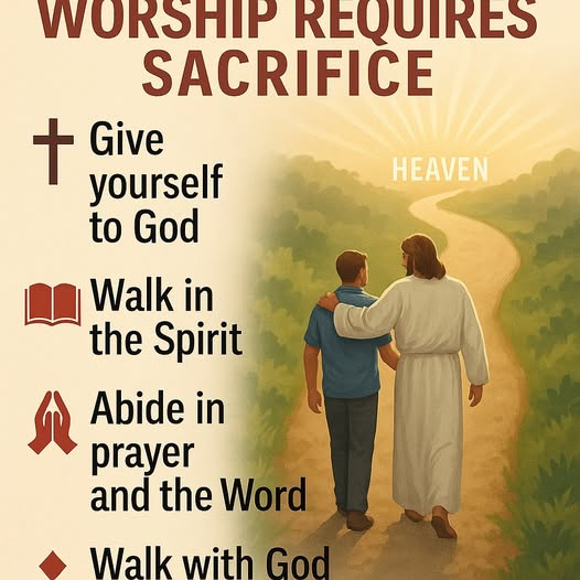FollowingJesus (@nutsaboutjesus): " ️ Worship Requires Sacrifice 💎 ...