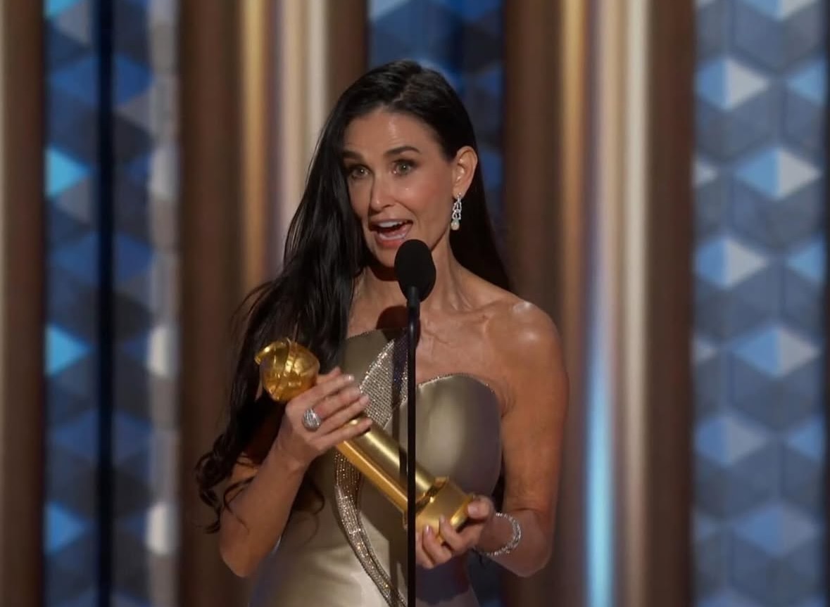 What Demi Moore's Golden Globes win really tells us about success as an ...