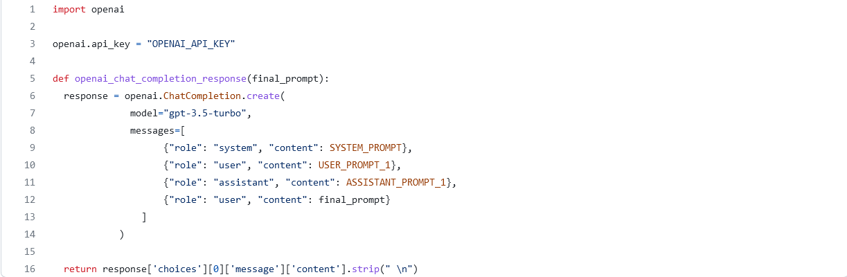 Zero-Shot Named Entity Recognition using OpenAI ChatGPT API